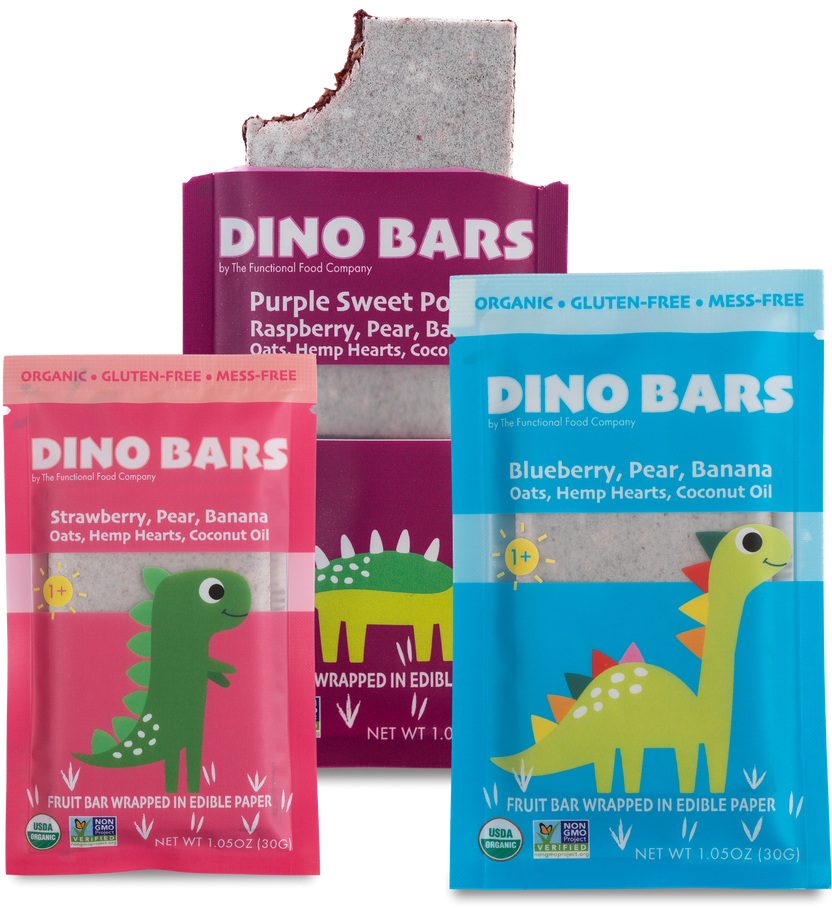 DINO BARS | Organic All-Natural Fruit Bars for Kids 1+